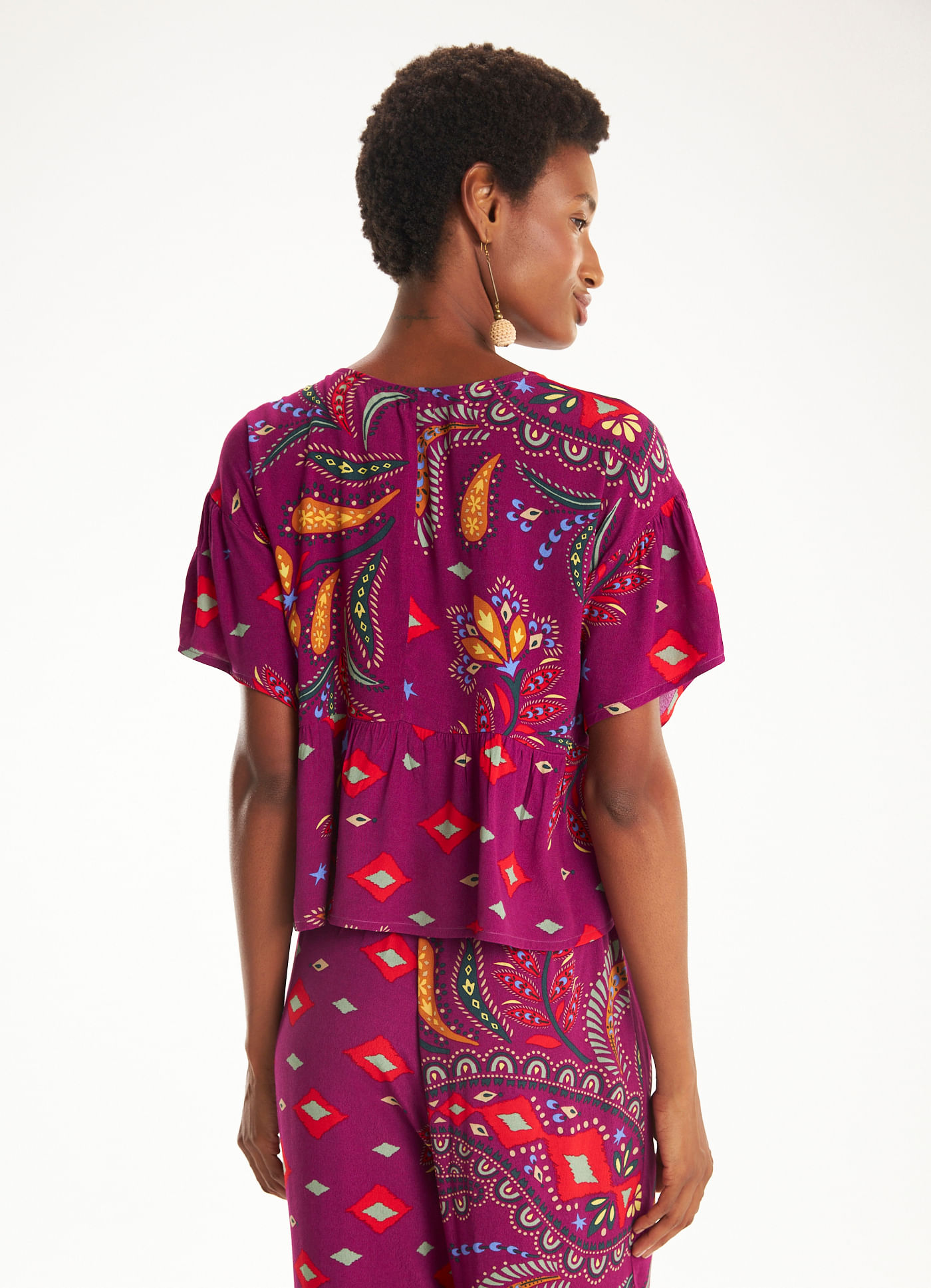 Bata estampada dakar